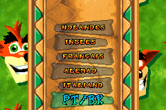 PO.B.R.E - Traduções - Game Boy Advance Crash Nitro Kart (ripman)